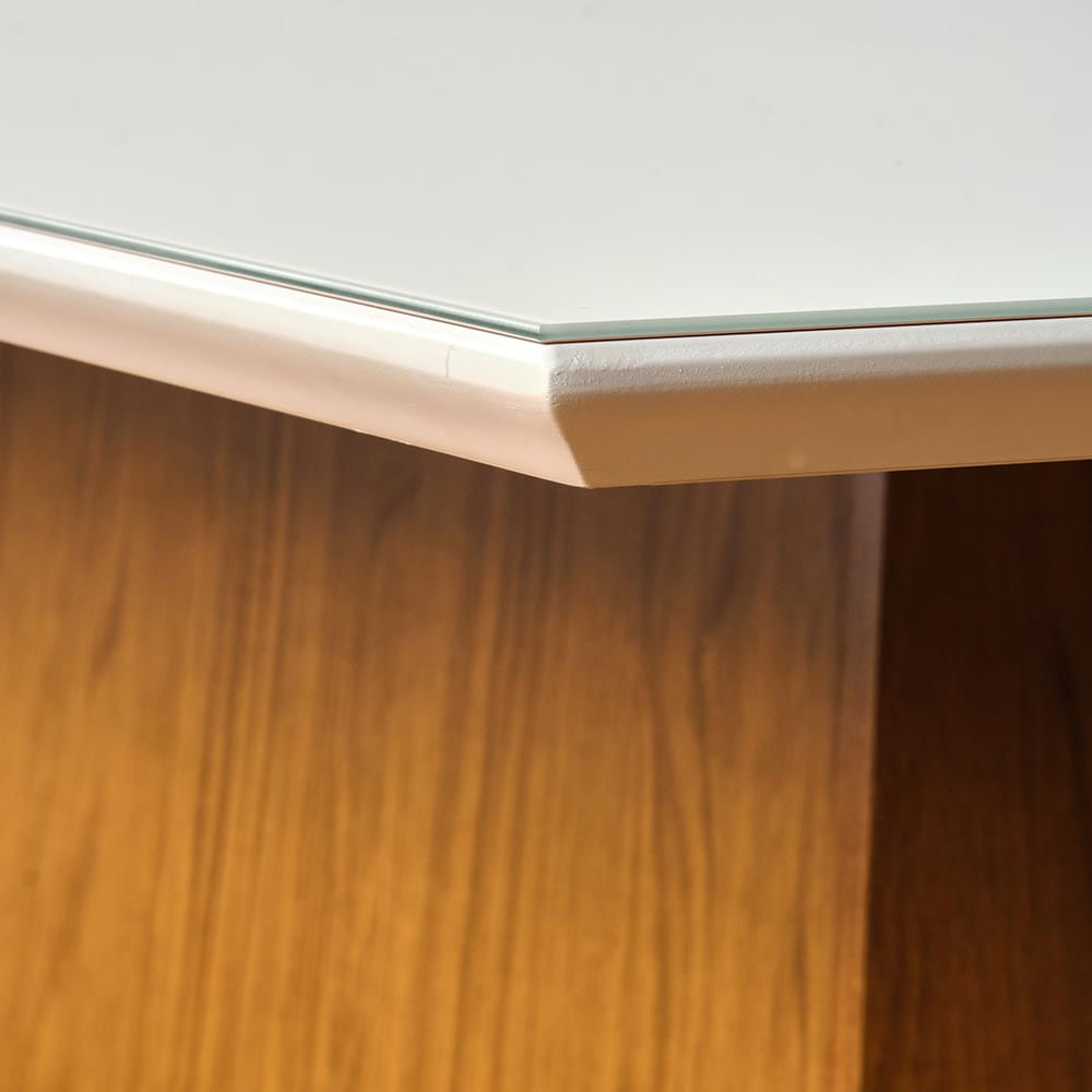 Jazmin | Bi Color Roble Claro / Blanco Antiguo - El Bosque