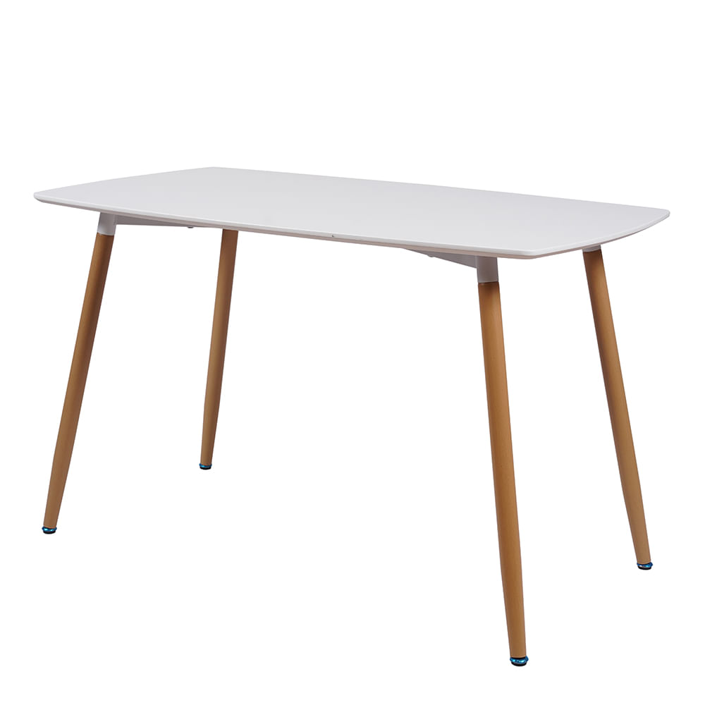 Mesa de Comedor Rectangular Alice | Blanco -El Bosque