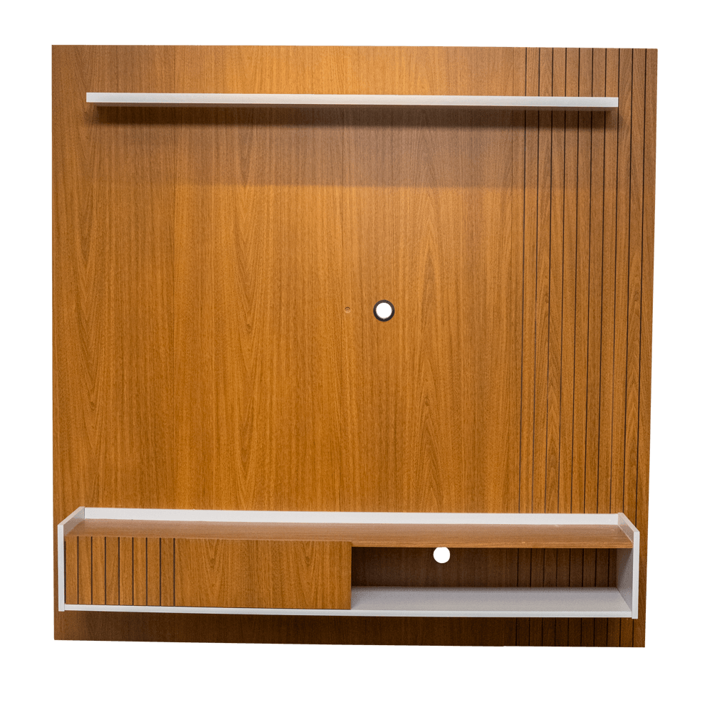 Panel Para Tv Dublin 65" | Bi Color Nature - Off White - El Bosque Muebles